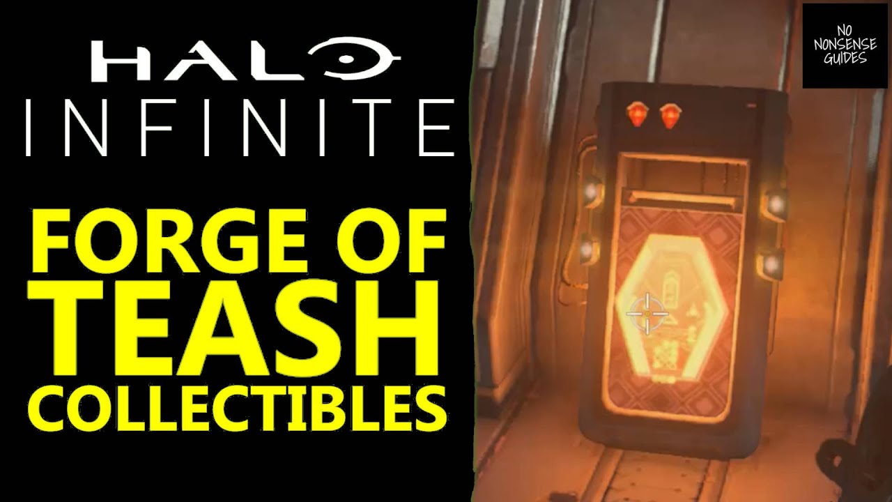 Halo Infinite Forge of Teash Collectibles Locations - All 5 - Audio ...