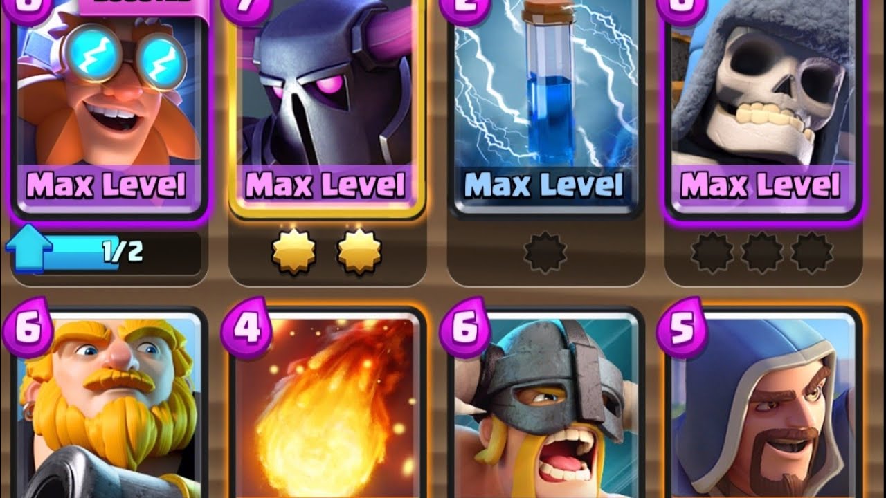 Clash Royale 5.5 elixir very heavy giants deck Electro Giant, Giant ...