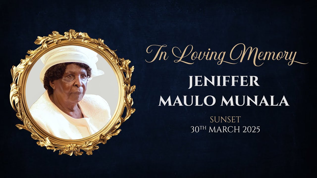 Celebrating The Life of The Late Mama Jenipha Maulo Munala - YouTube