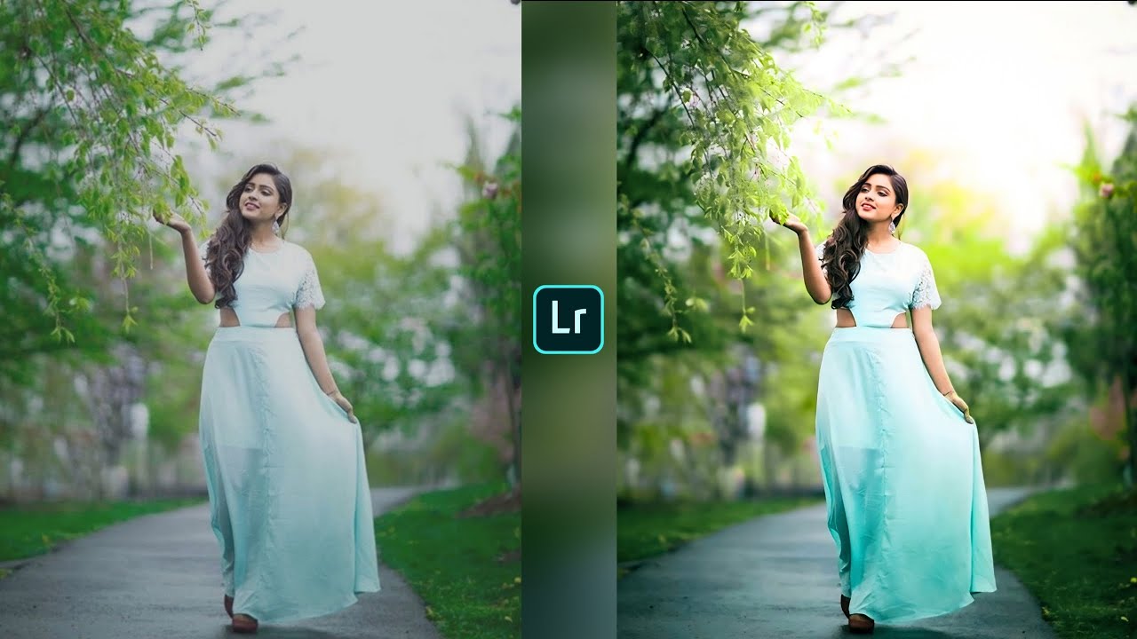 Lightroom green colour tone photo editing tutorial - YouTube