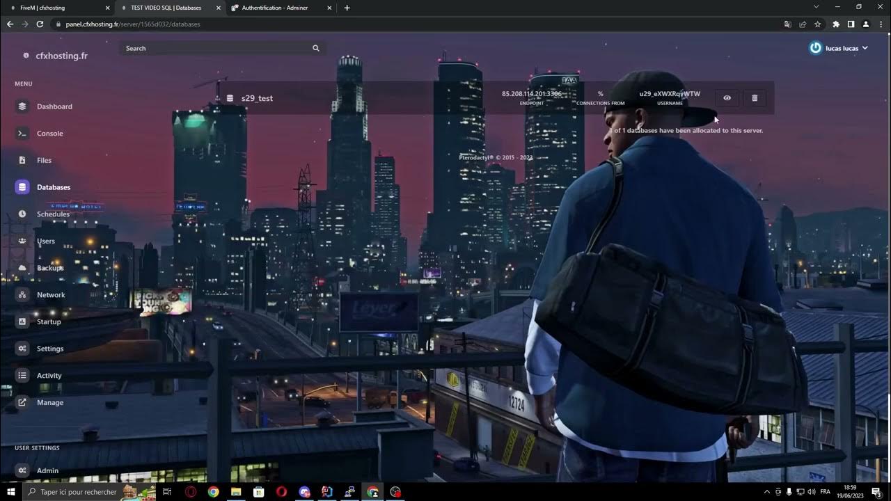 TUTO : Comment relier son serveur a sa base de donnée sur FiveM - YouTube