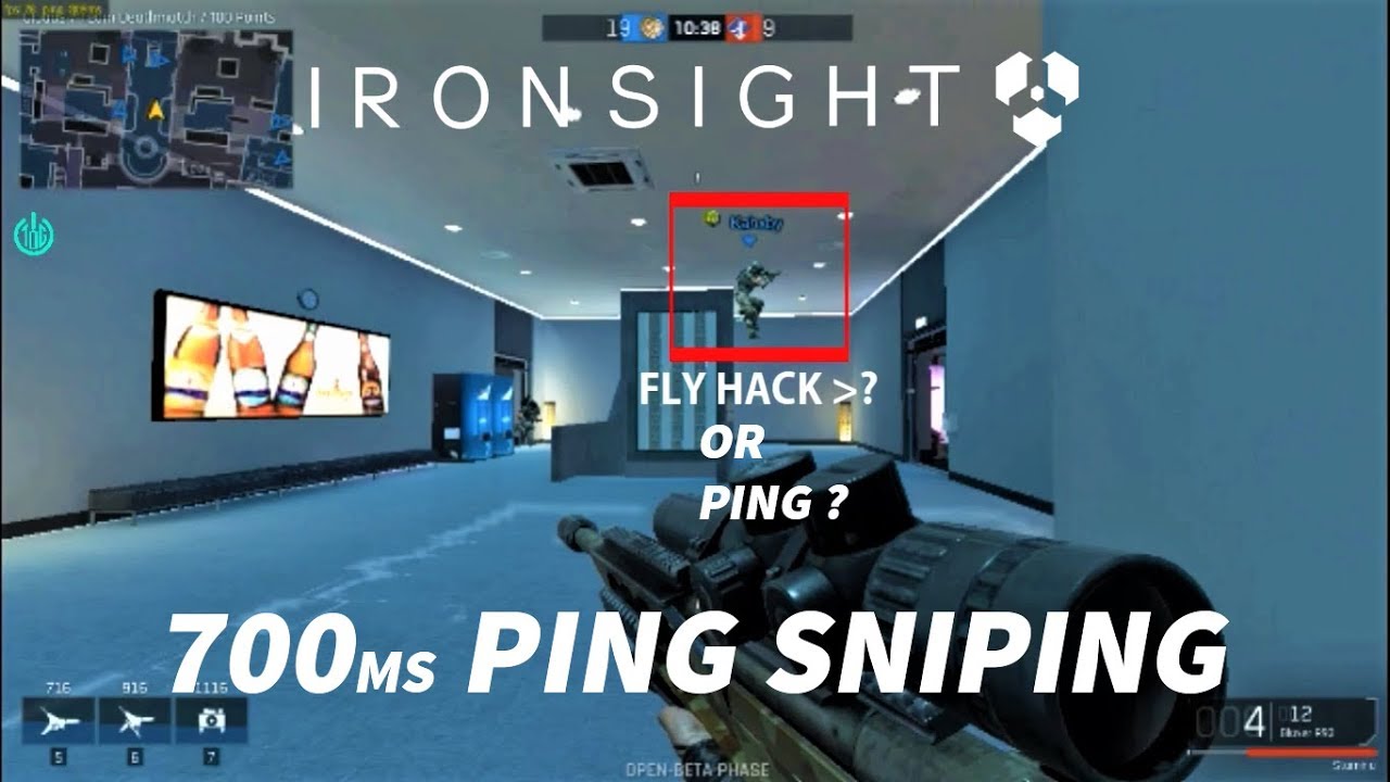 IRON SIGHT, Hacks or Ping, 700 ping sniper gameplay - YouTube