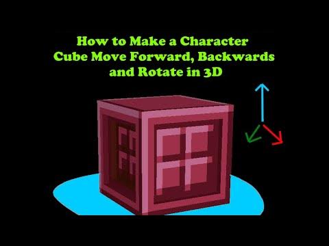 My First Godot 4.0 Tutorial - How to make a Character Cube move Forward, Backwards and Rotate in ...