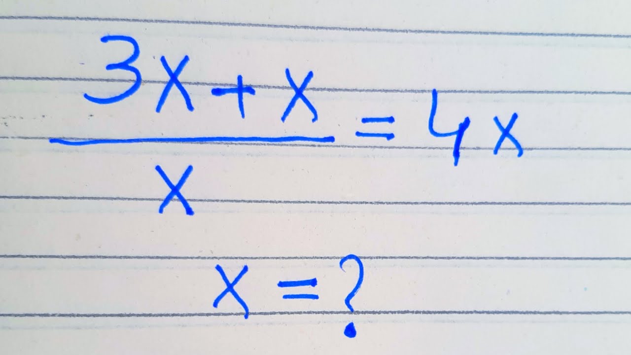Quickly Solve Algebra Trick | Solve for X in Seconds!#maths - YouTube