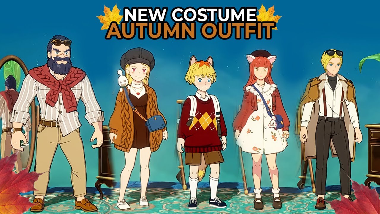 NEW Costume AUTUMN OUTFIT | Ni No Kuni : Cross Worlds - YouTube