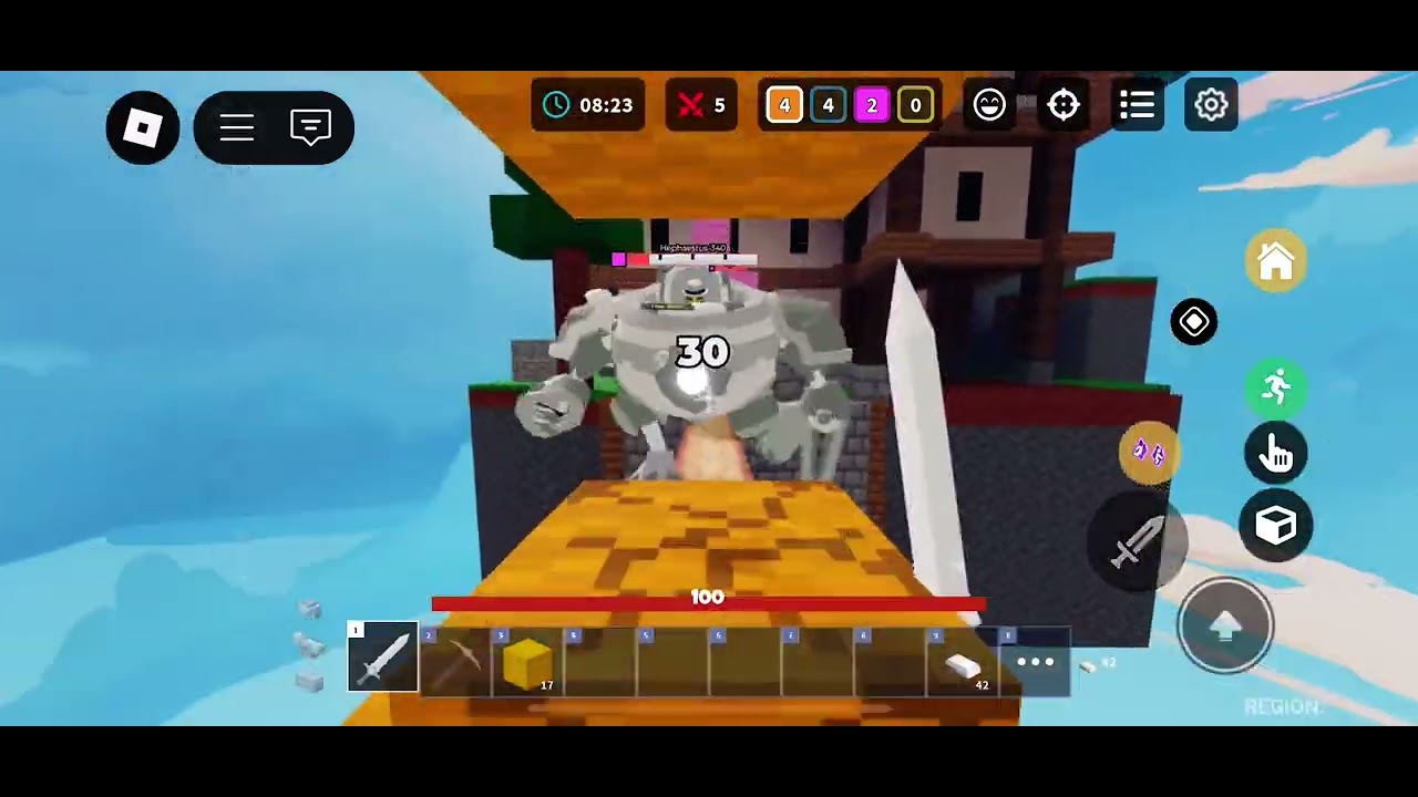 Playing bedwars with the new trixie kit *carried on a low level team ...
