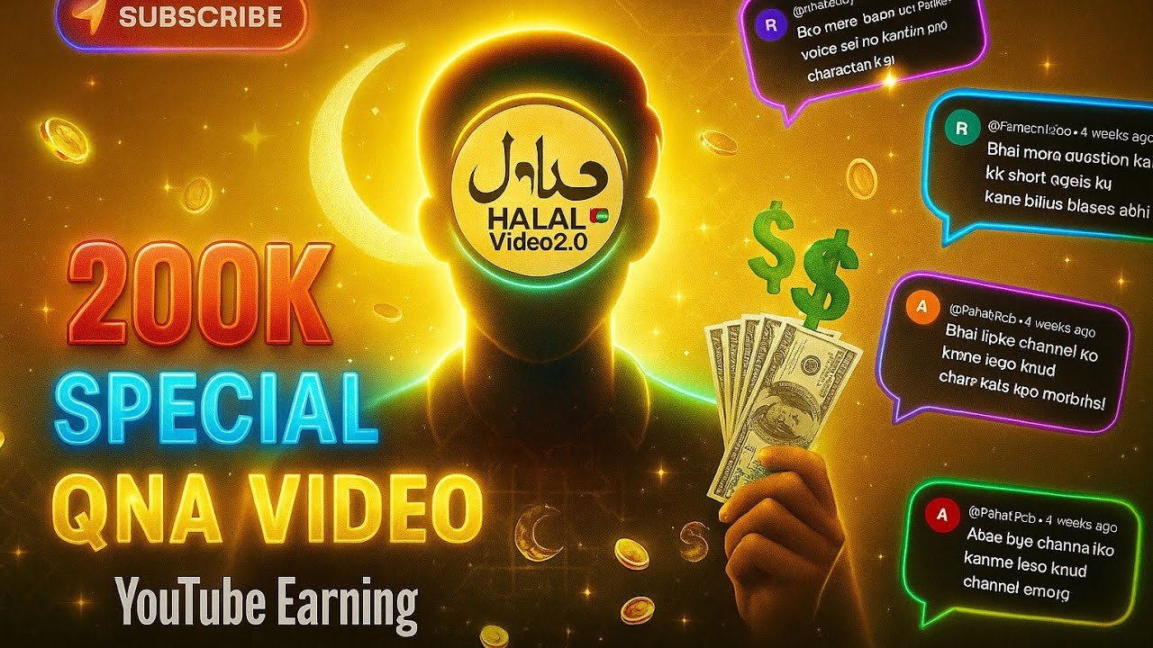 200k Special QNA VIDEO 😱(Live YouTube Revenue 🤑)#qna #viralvideos # ...