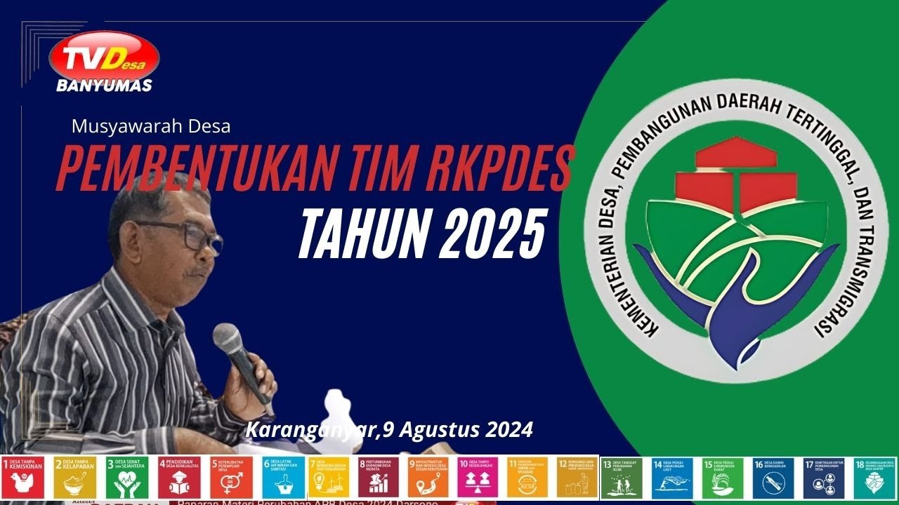 Pembentukan Tim Penyusun RKP Desa 2025-Karanganyar #KabarDAERAH - YouTube