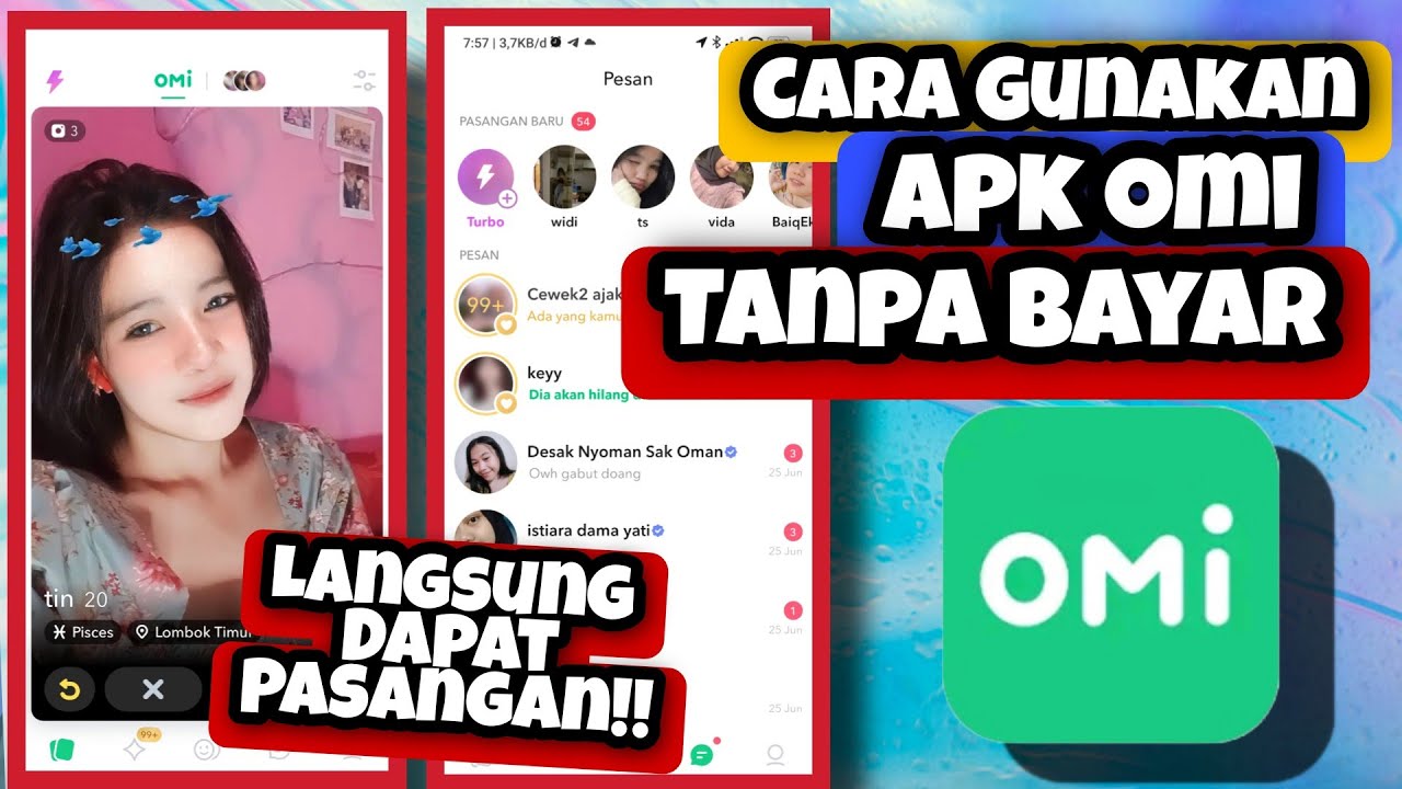 Cara Menggunakan Aplikasi Omi Tanpa Bayar || Cara Chat Di Omi Tanpa ...