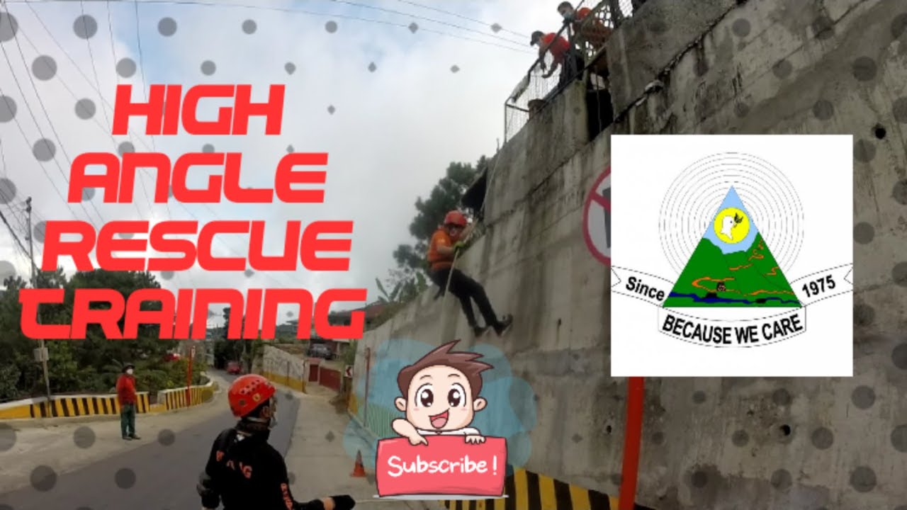 high angle rescue training - YouTube