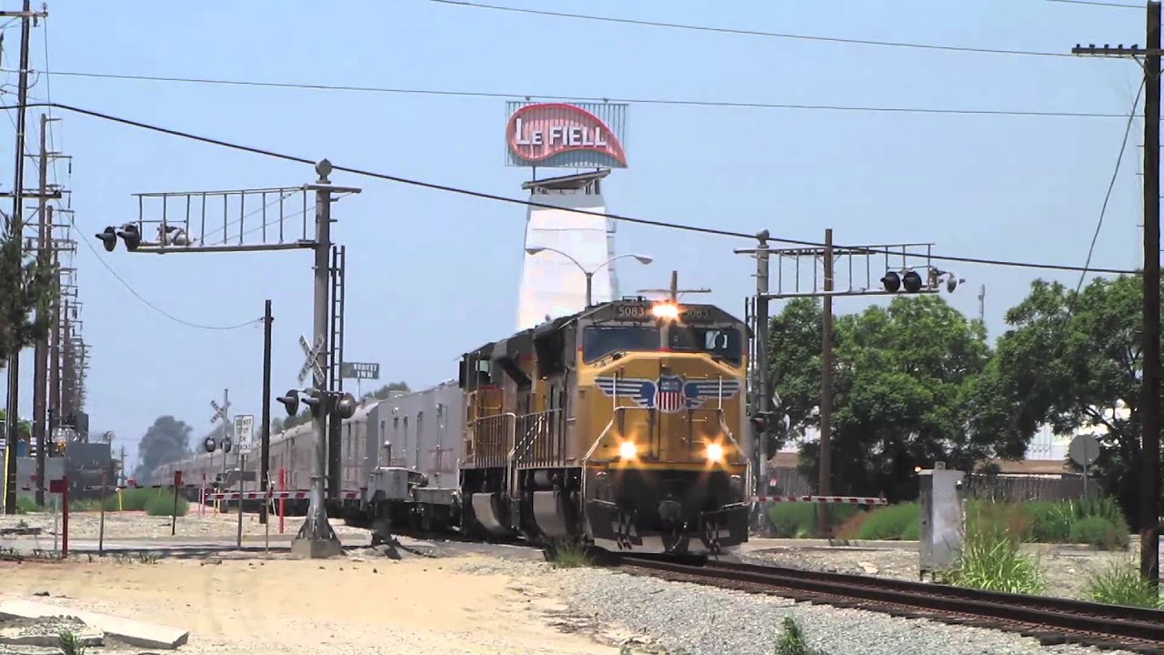 RBBB Red Unit Circus Train between Los Angeles and Anaheim, CA. - 7/24 ...