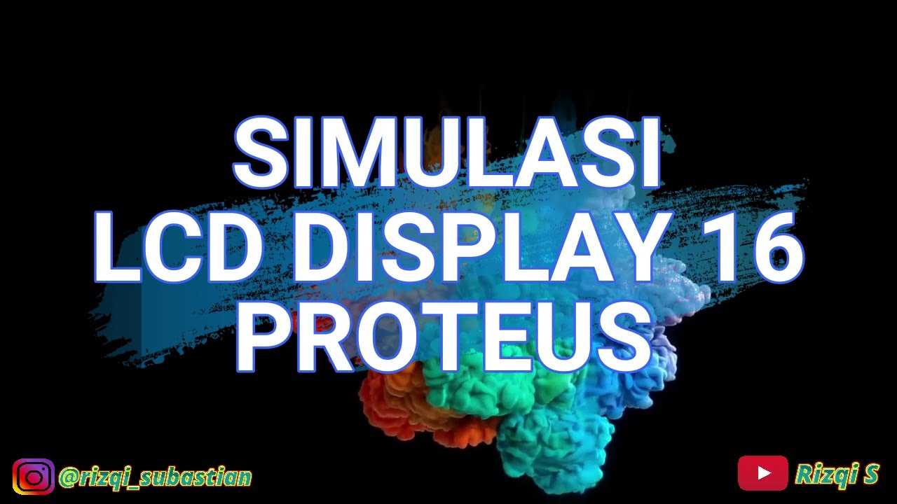 Simulasi LCD Display Menggunakan Proteus Pemula | Membuat LCD | Secara ...