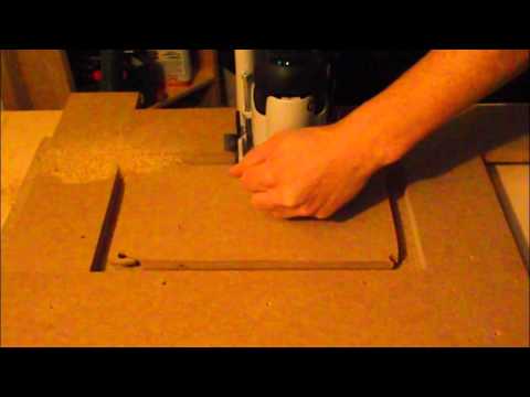 How to fit in a router table insert plate (Trend). Einlegeplatte ...