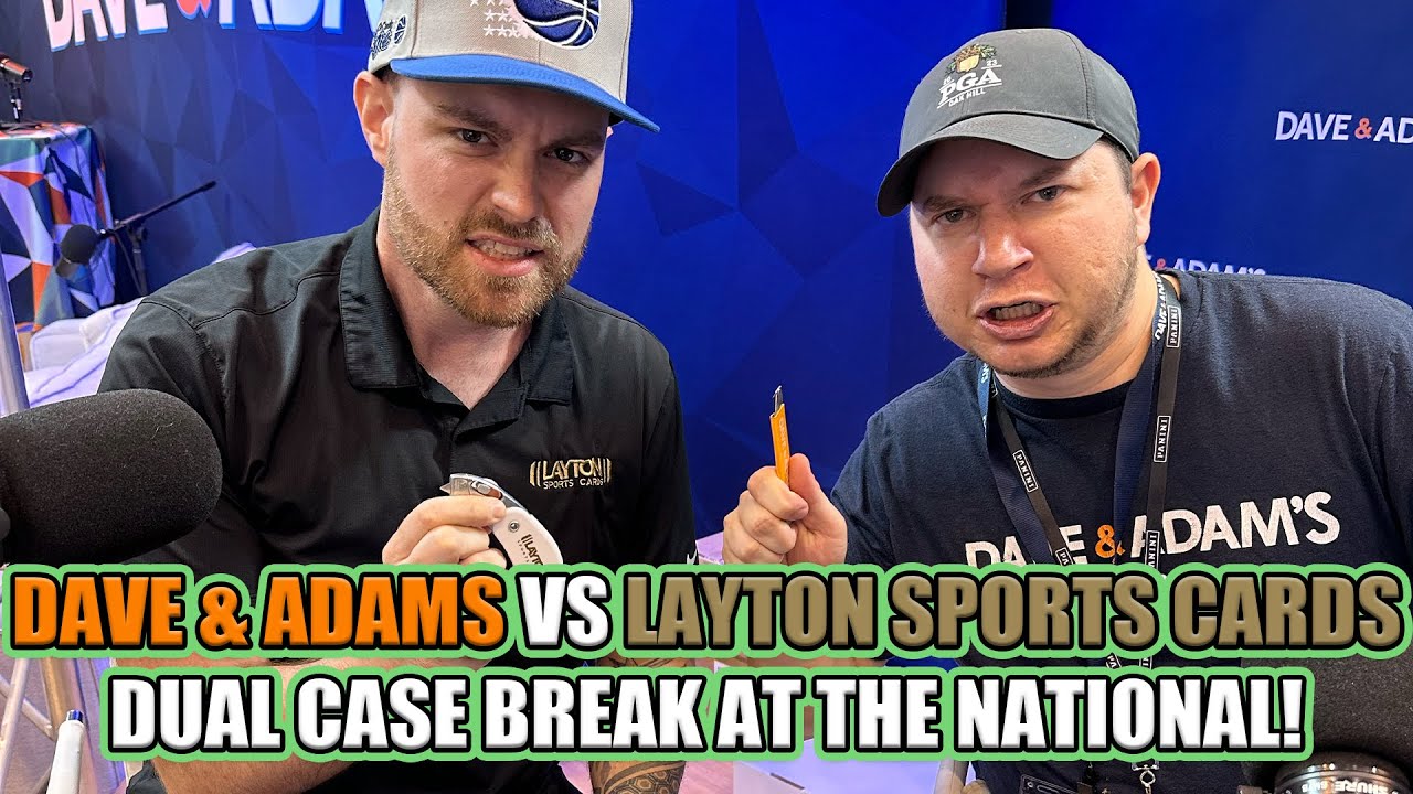 DAVE & ADAMS / LAYTON SPORTS CARDS NATIONAL COLLAB CASE BREAK! - YouTube