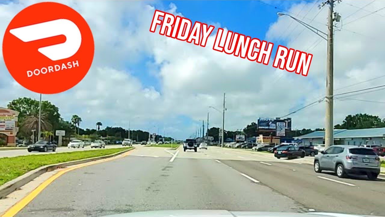 🔴 Doordash Friday Lunch Run - YouTube