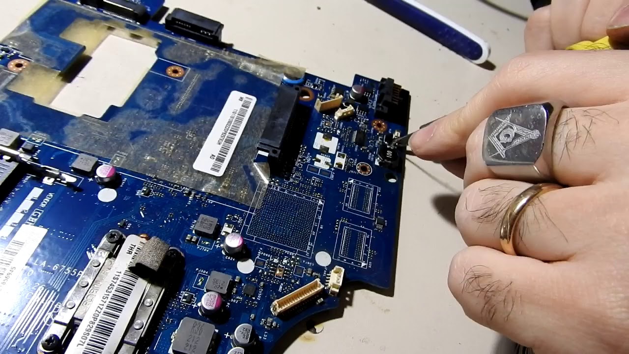 REPARACION NOTEBOOK LENOVO G45 NO ENCIENDE (EN CORTO) - PARTE 1 - YouTube