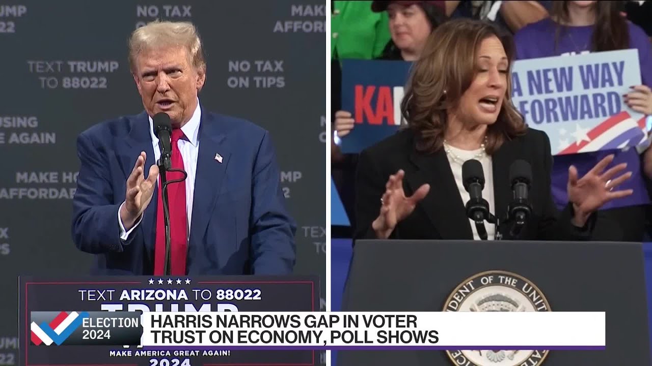 Kamala Harris Holds Razor-Thin Swing-State Lead Against Donald Trump in ...