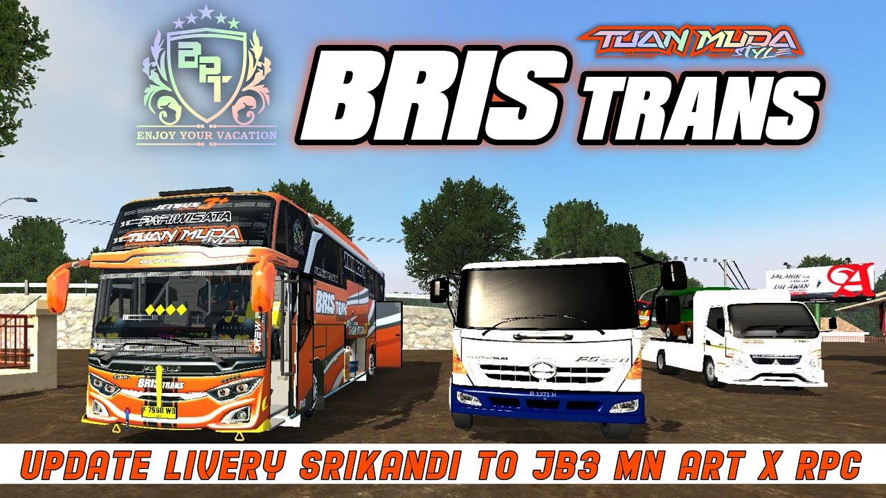 Riliss Livery BRIS Trans TUAN MUDA Terbaru, @MNArt03 @mdzconcept_ - YouTube