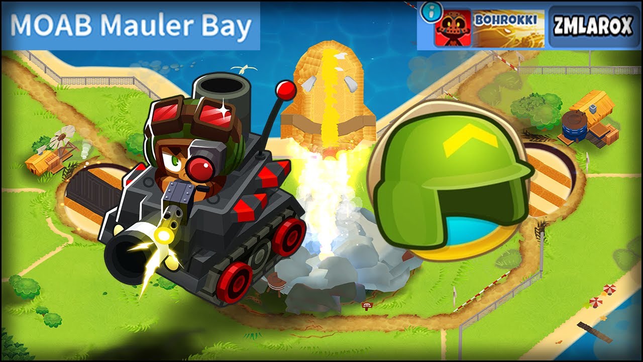 Protecting the End of All Bloons Missile - MOAB Mauler Bay - Map Made ...