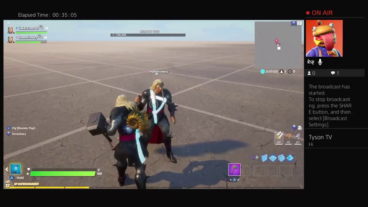 Tyson’s fortnite game - YouTube