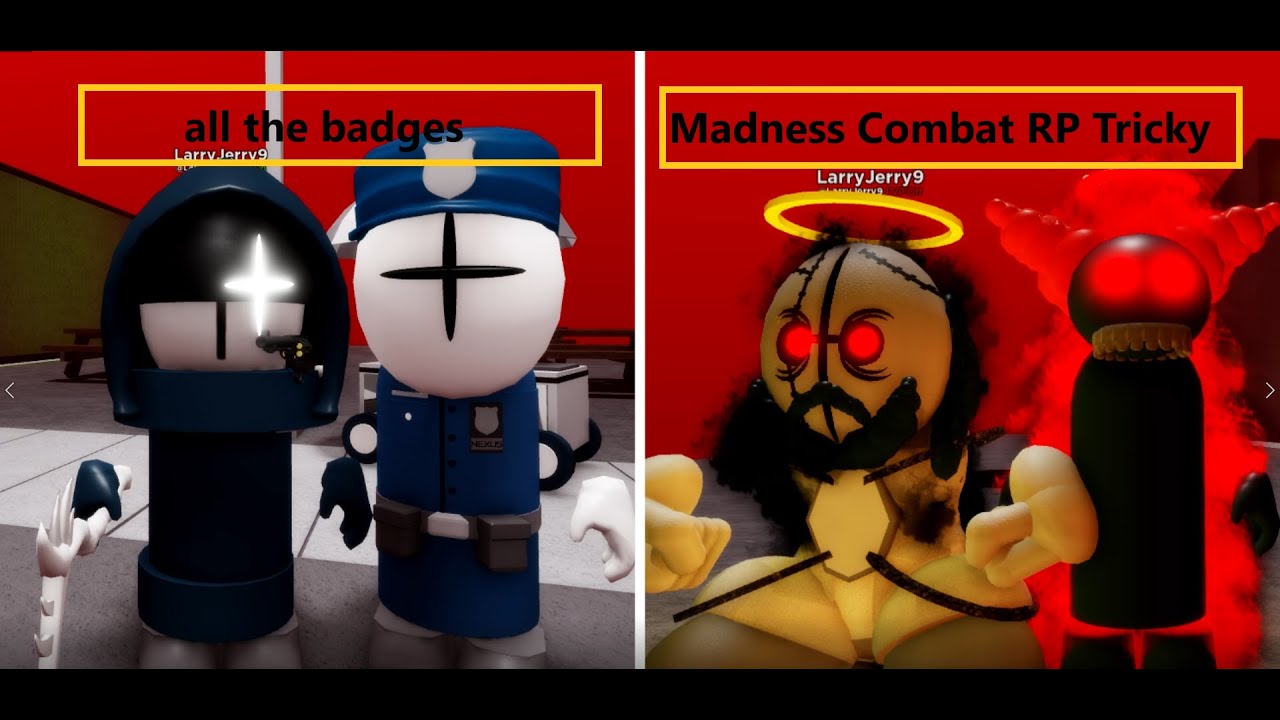 Roblox:"Madness Combat RP Tricky" ALL THE BADGES (at 28th January 2023 ...