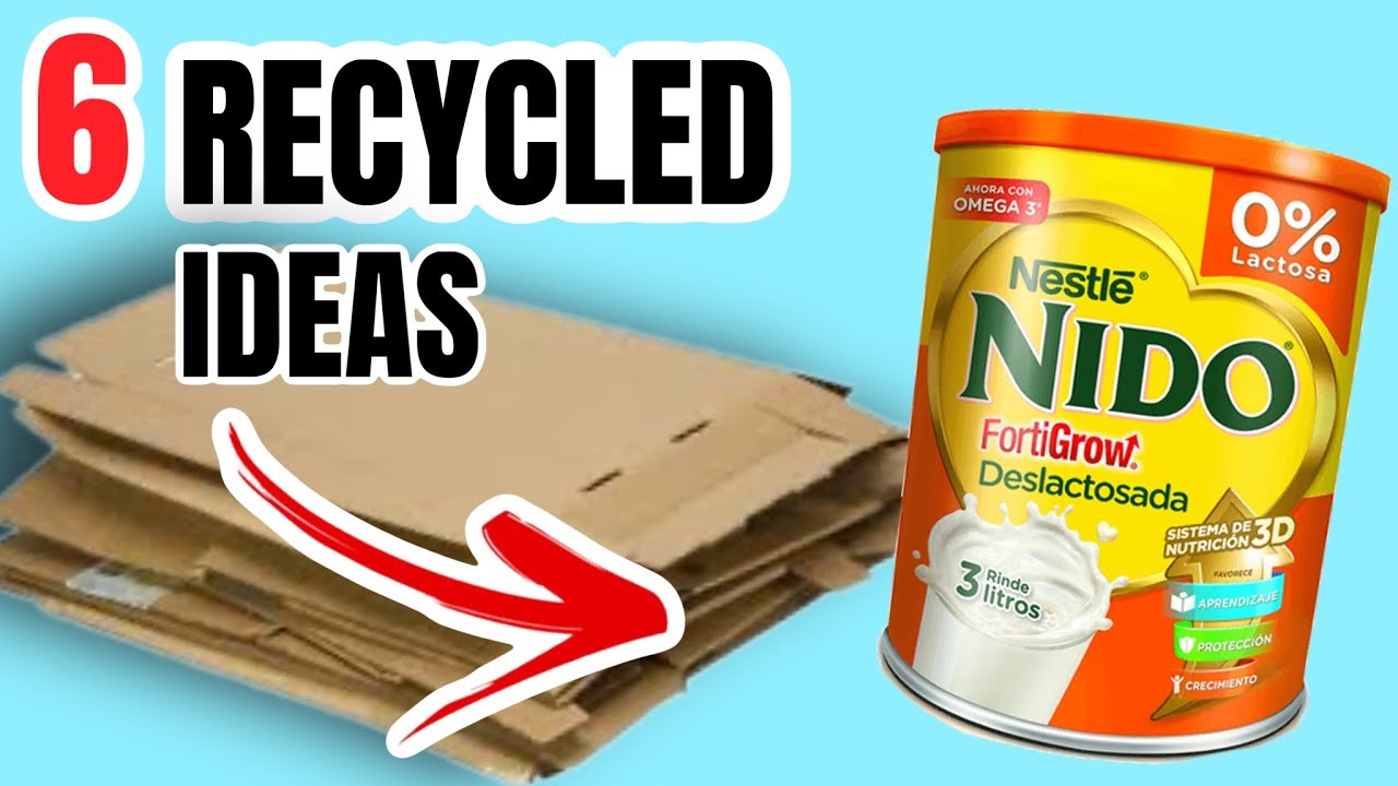 6 USEFUL IDEAS TO RECYCLE ALMOST ANYTHING AROUND YOU - YouTube