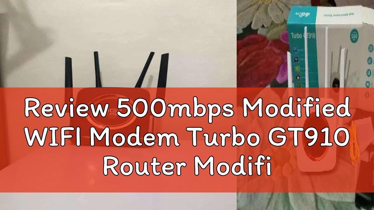 Review 500mbps Modified WIFI Modem Turbo GT910 Router Modified 4G LTE ...