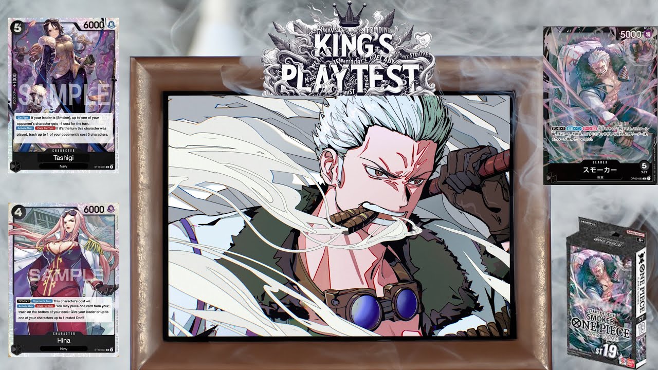 Revamped Power: Smoker's New Starter Deck in One Piece Card Game - YouTube