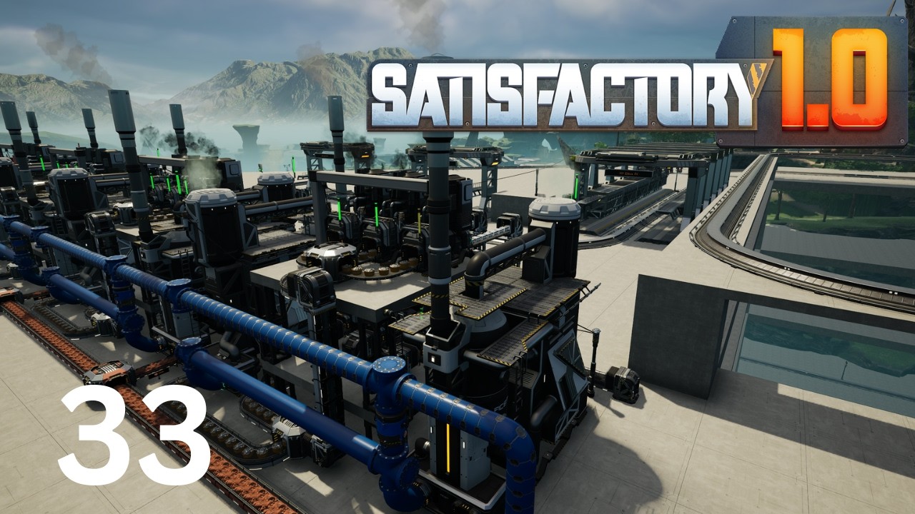 How I turned 1 water pipe into 1000+ Aluminum | Satisfactory S01 E33 ...