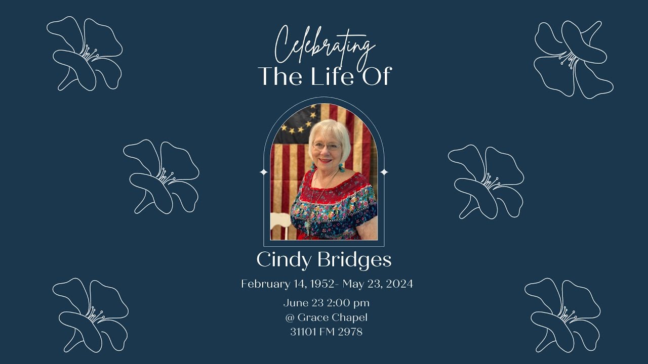 Cindy Bridges Celebration of Life - YouTube