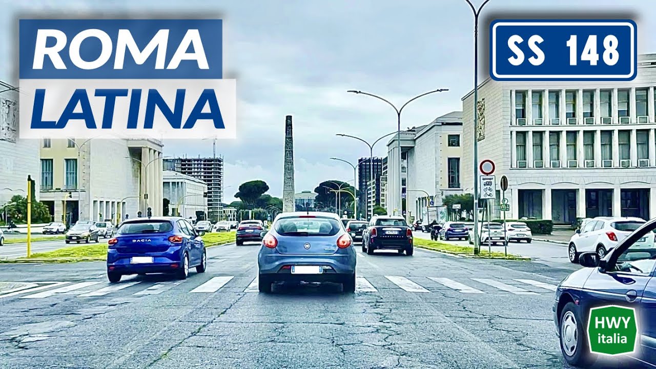 Strada Statale 148 Pontina | ROMA - LATINA - YouTube