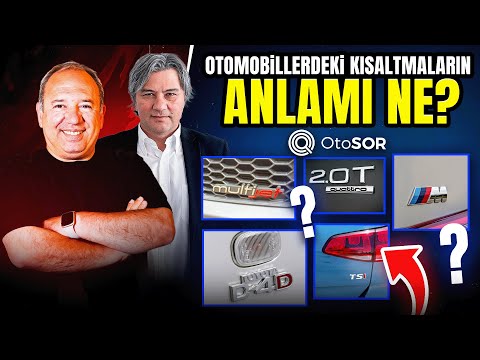 Arabalardaki Kısaltmalar Ne Anlama Geliyor?