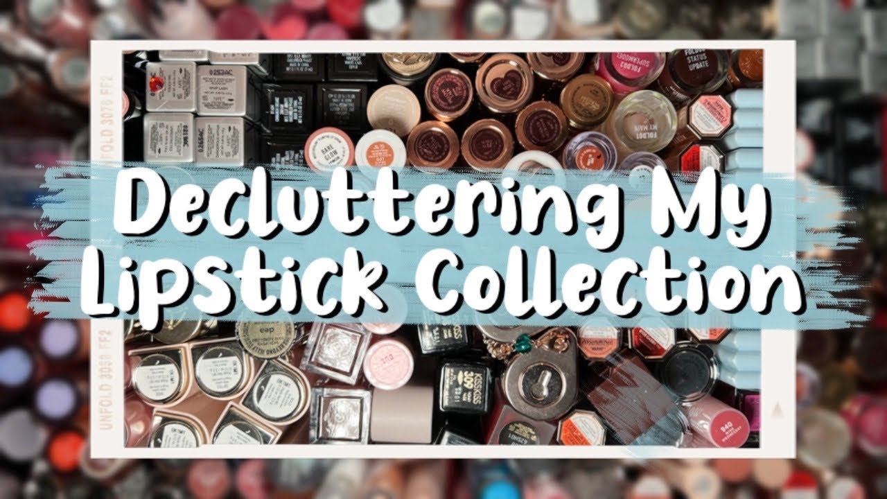 Reorganizing & Decluttering My Lipstick Collection + lots of swatches ...