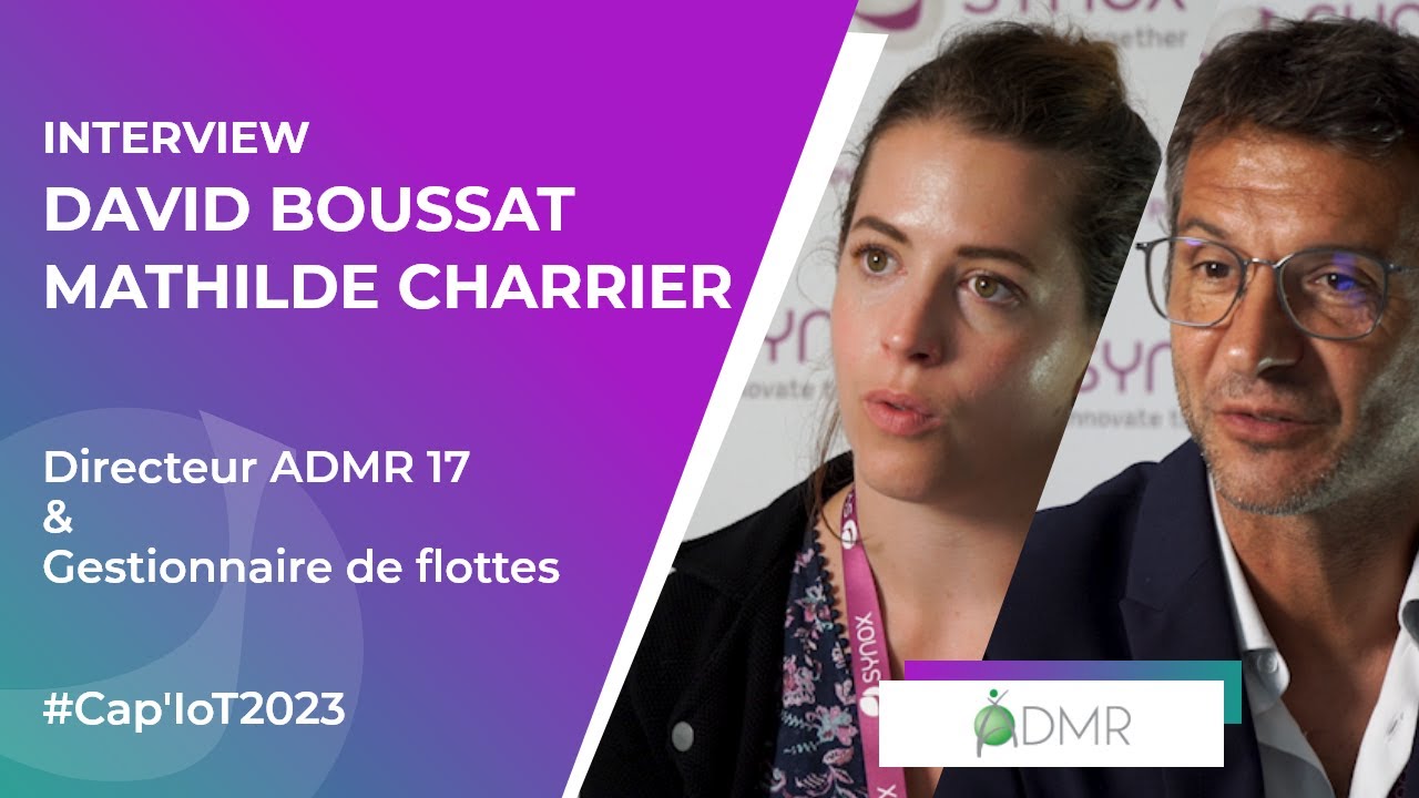 Interview - Mathilde Charrier & David Boussat - ADMR 17 - Cap'IoT 2023 - YouTube