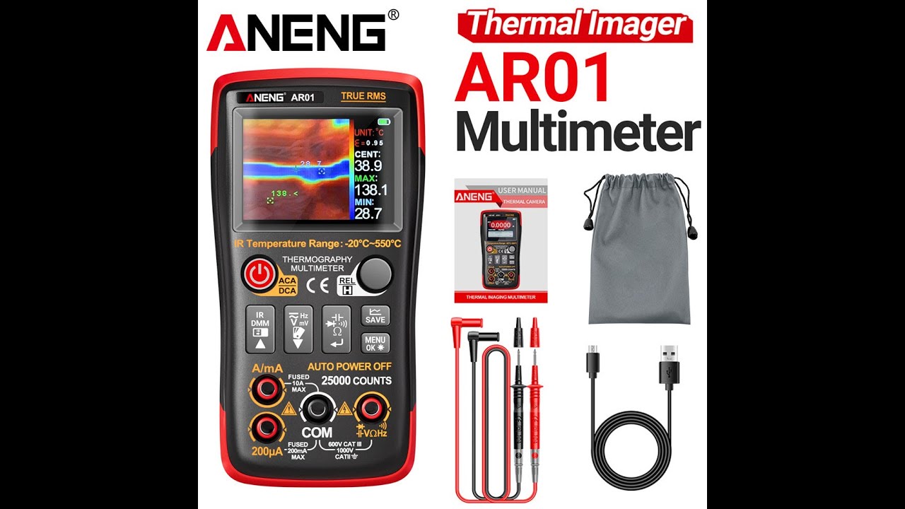 "ANENG AR01: The Ultimate Thermal Imaging Multimeter for Electricians ...