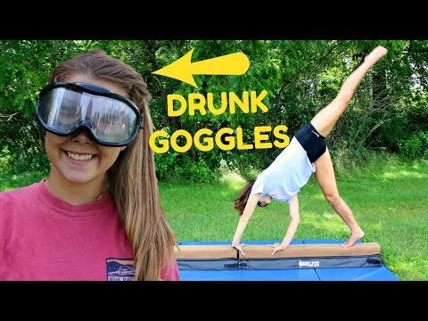 Trying Gymnastics with Drunk Goggles!