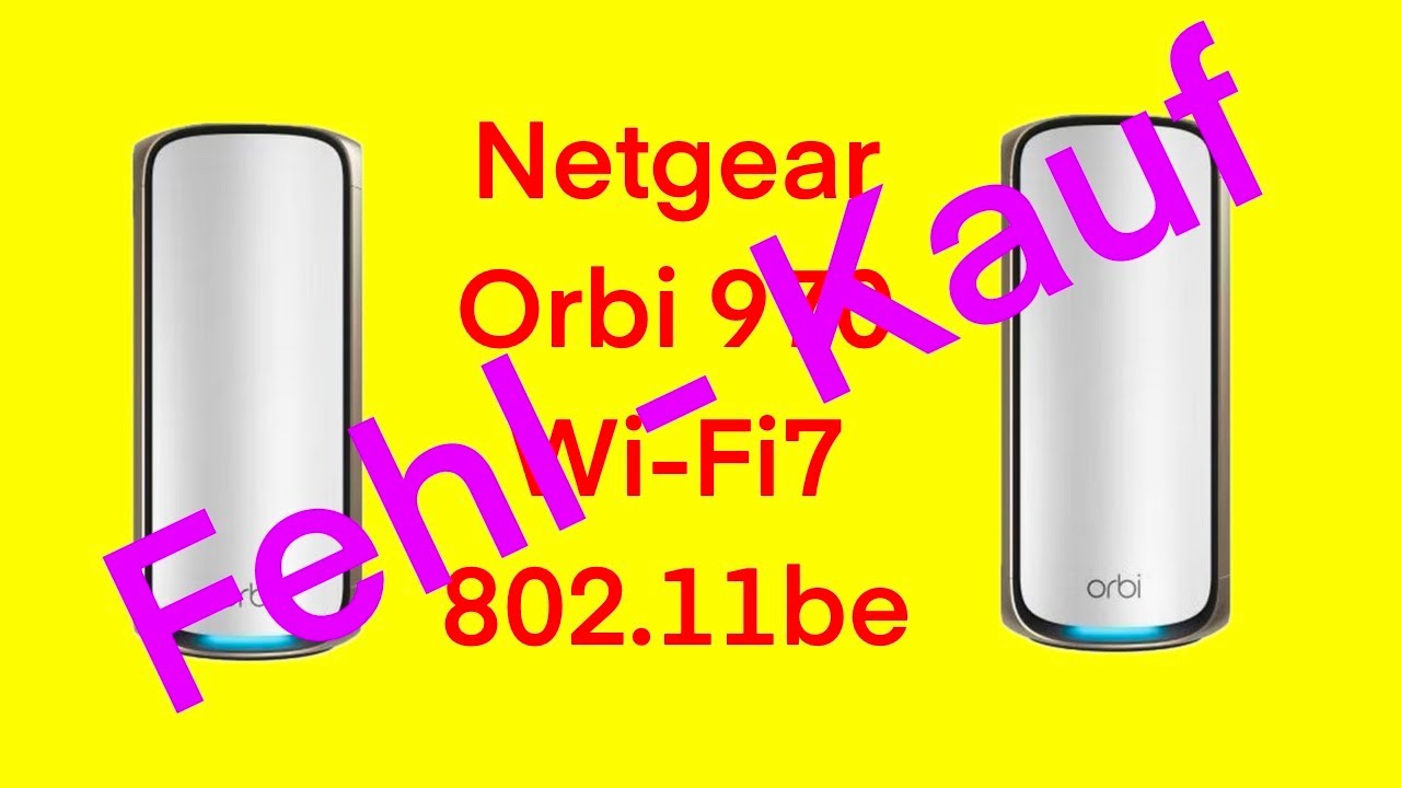 Netgear Orbi 970 Satellite - Hallöchen - Deutsch :-) - YouTube