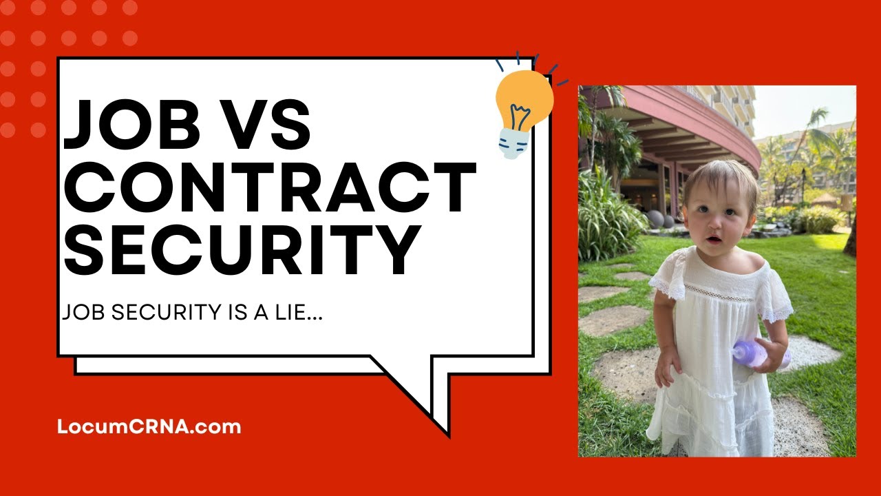 CRNA Contracts vs Job Security - YouTube