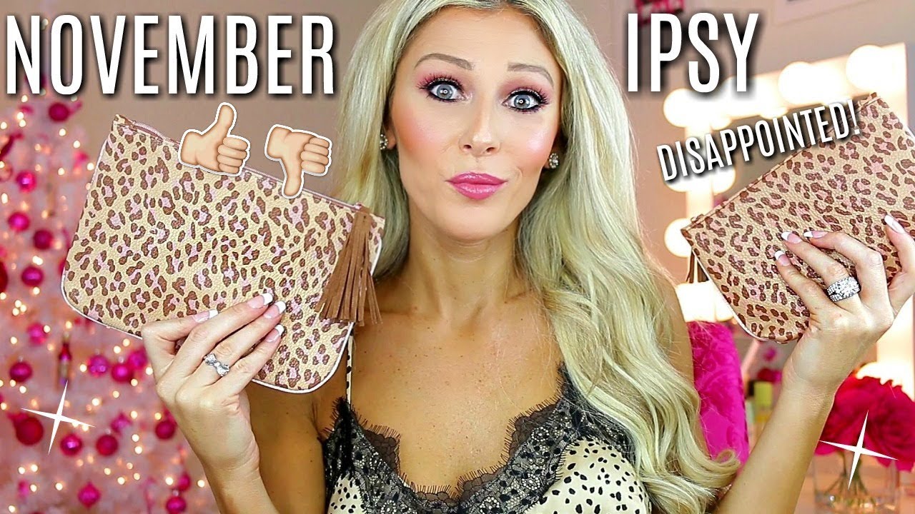 NOVEMBER IPSY + IPSY PLUS GLAM BAG UNBAGGINGS | 2019 - YouTube