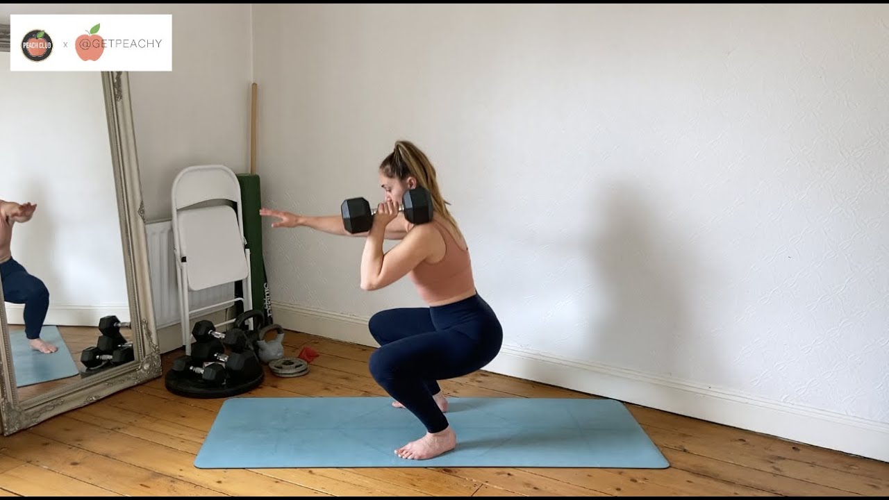 Offset DB Squat - YouTube