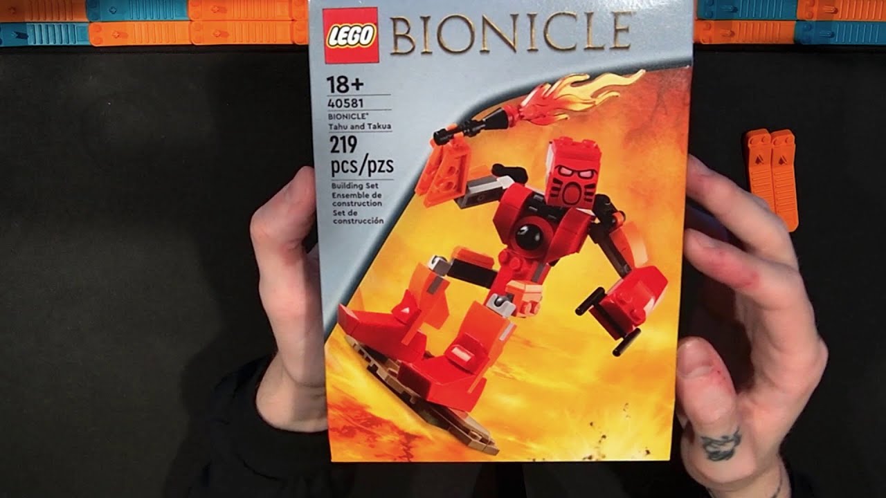 LEGO GWP Bionicle Bionicle Tahu and Takua 40581 Build and Review! A nice brick built tribute ...