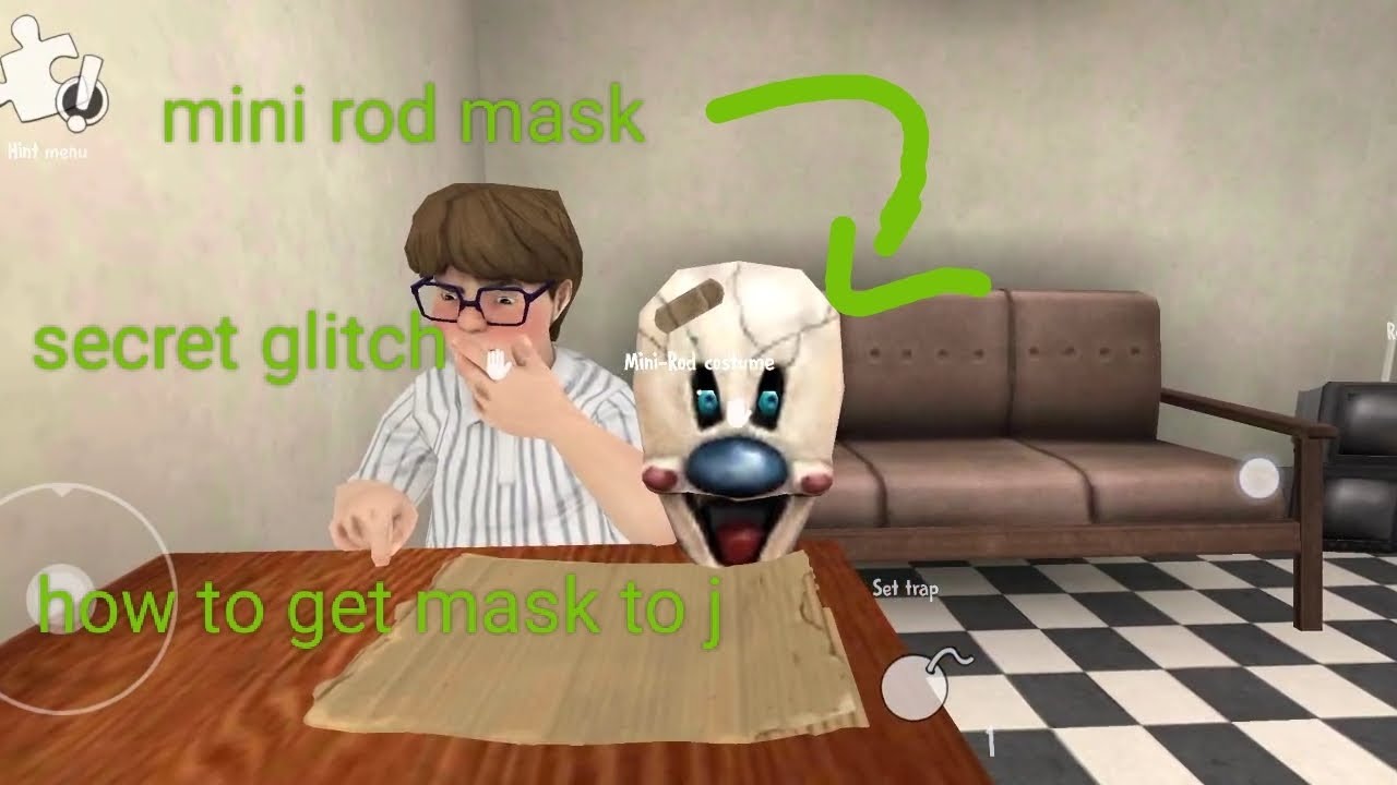 how to get mini rod mask playing as j new secret glitch - YouTube