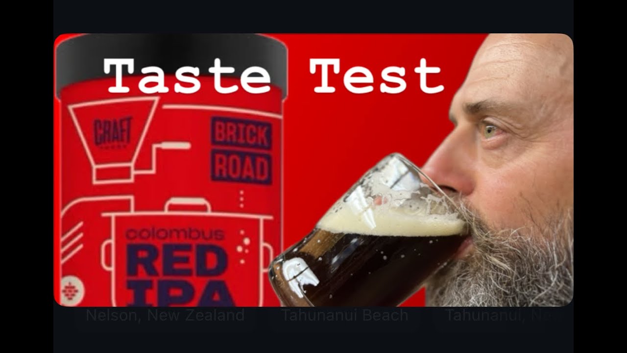Taste Test: Brick Road Craft Columbus Red IPA – Homebrew Review! - YouTube