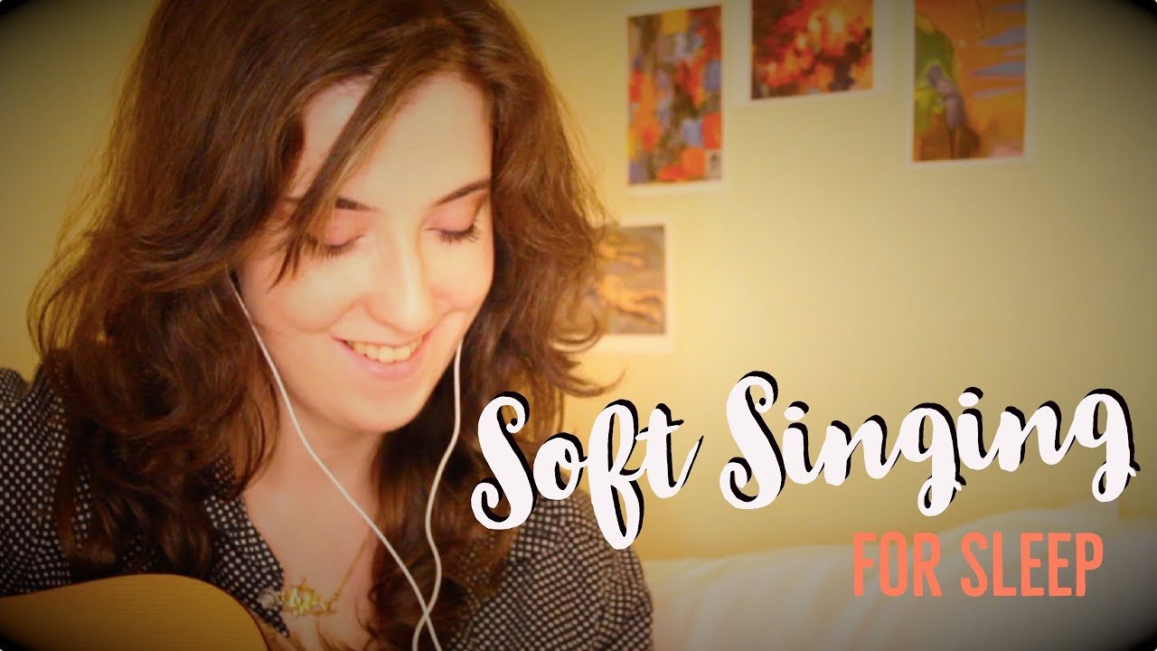(Bright Grey ASMR) Soft Folky Humming + Strumming for Relaxation and ...