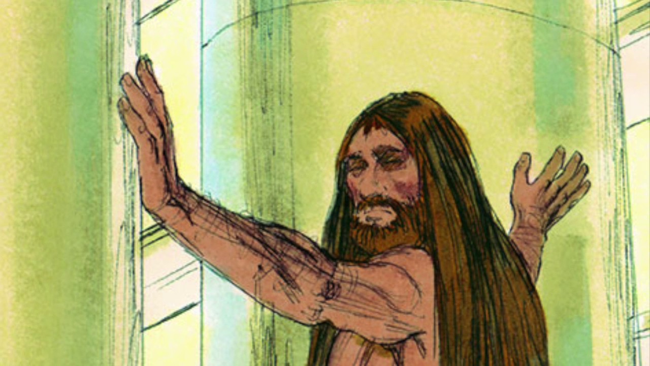 Children's Bible Story -Samson Pulls Down the Temple, Apr 10 ...