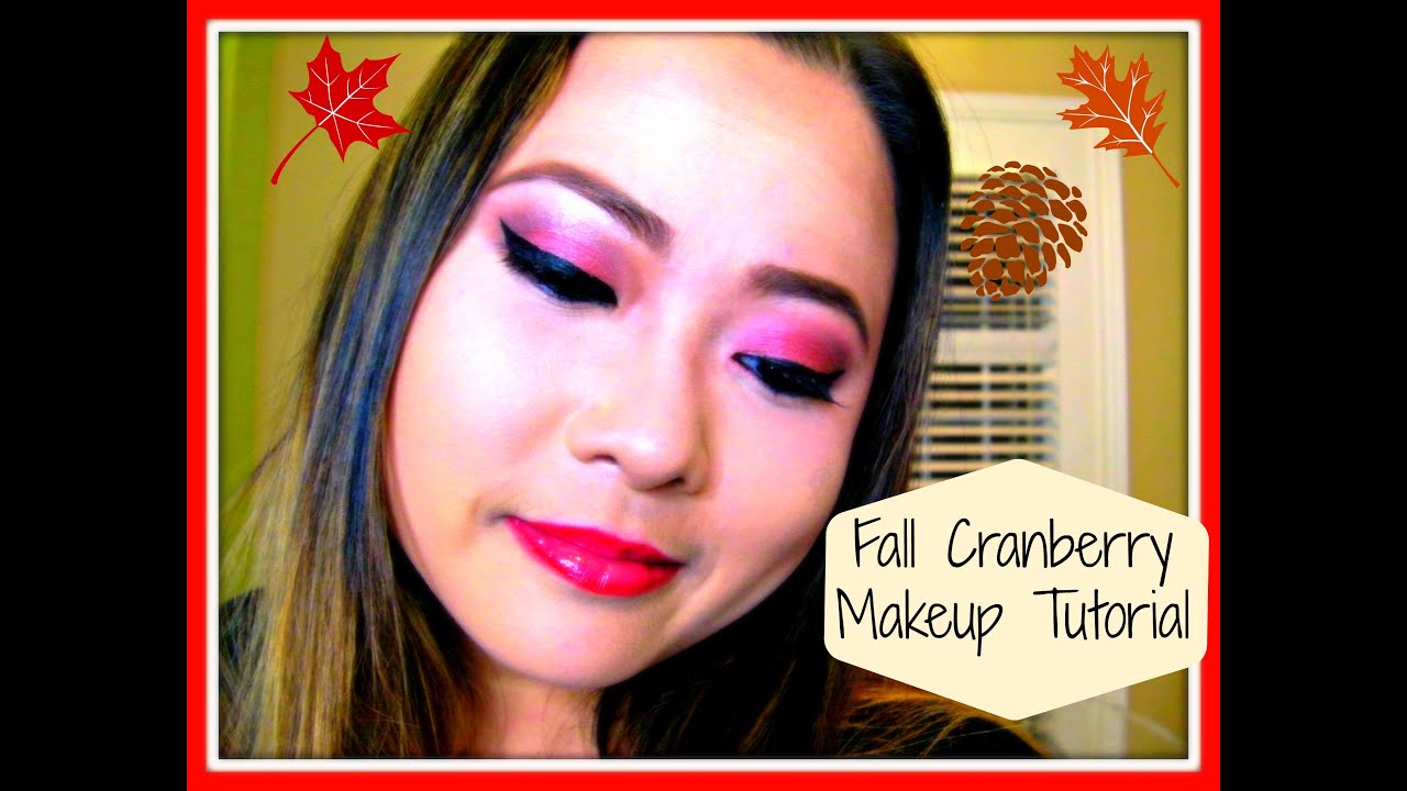 Fall Cranberry Makeup Tutorial - YouTube