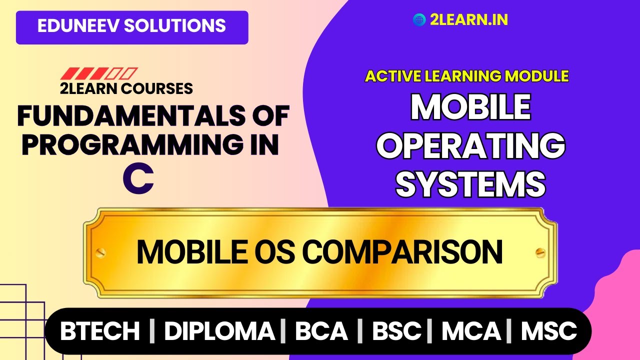 Mobile Operating Systems | Comparative Study of Mobile Operating ...