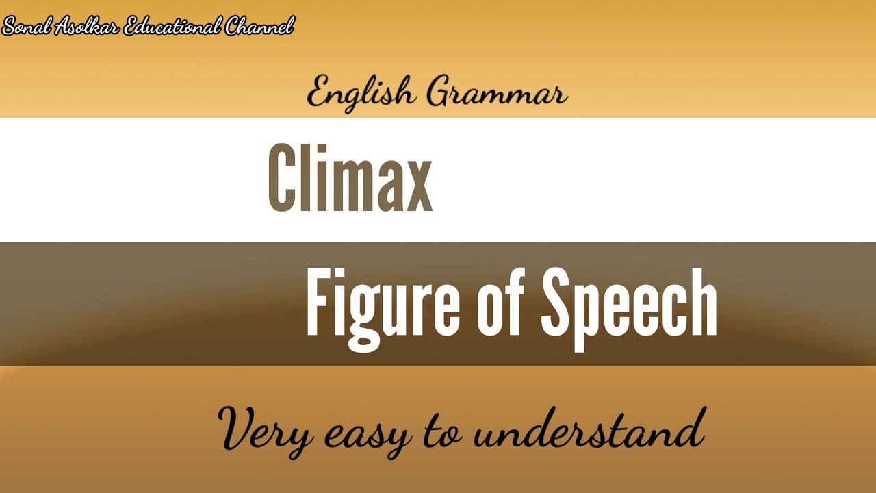 'Climax' Figure of Speech - YouTube