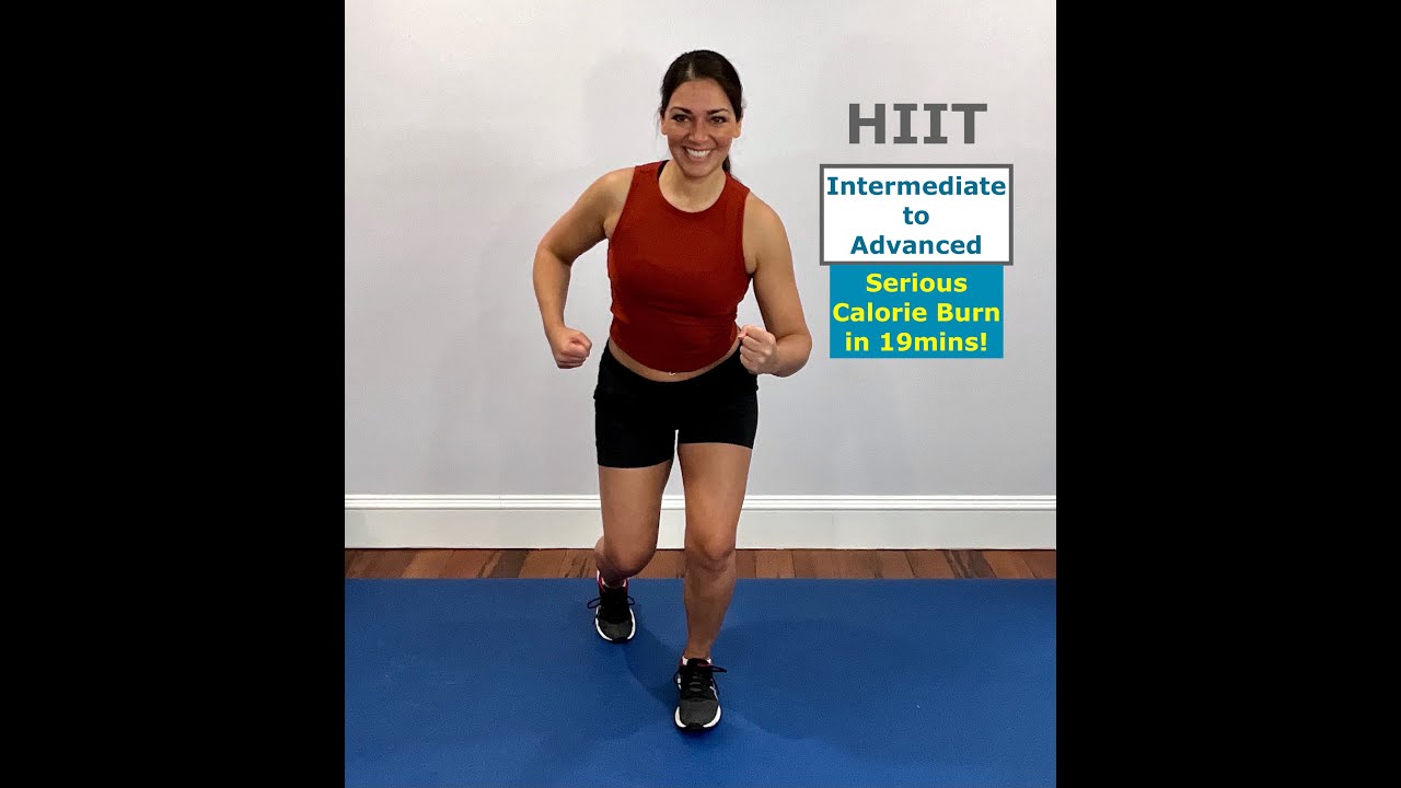 Quick 19 Minute HIIT Workout - Intermediate to Advanced - YouTube