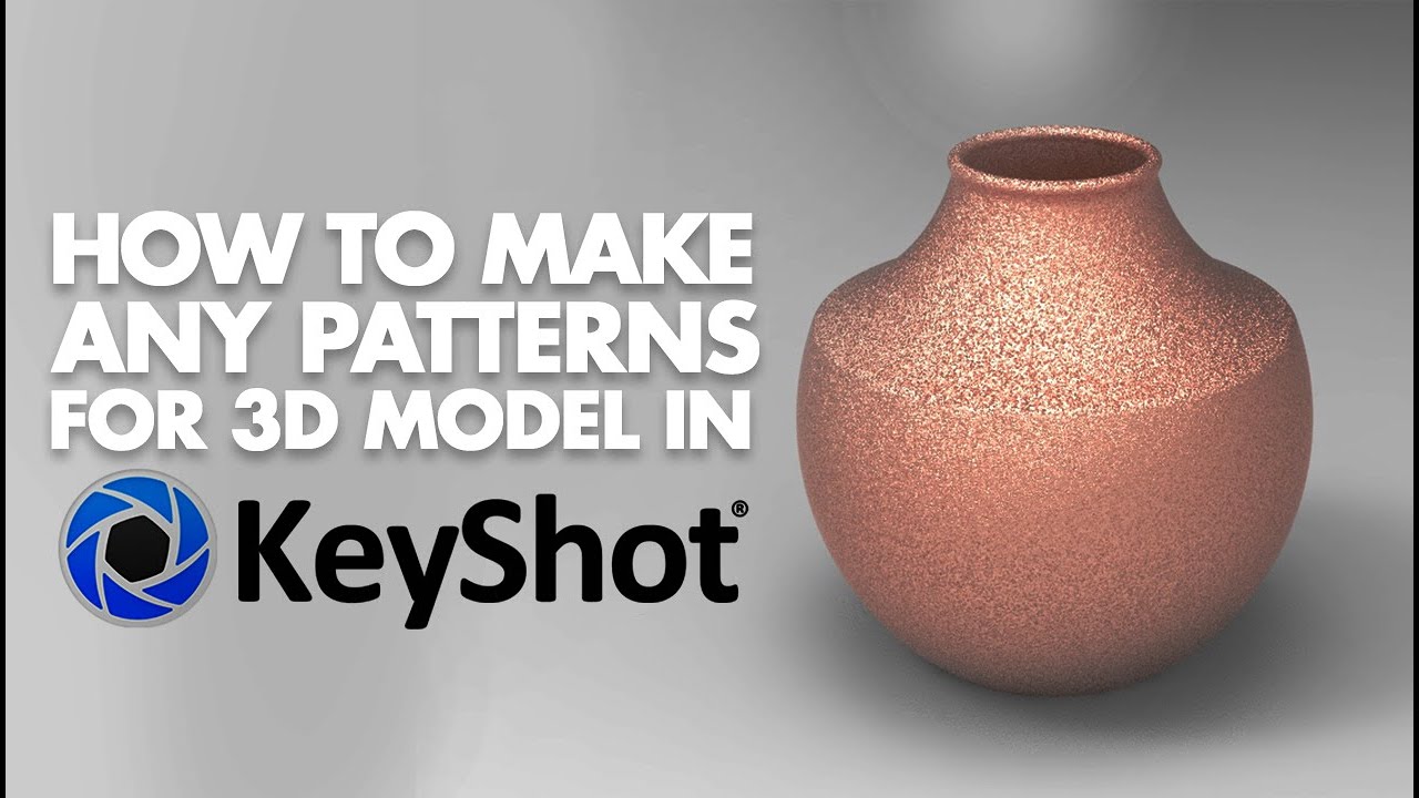 How to Make Any Pattern for model in Keyshot - YouTube